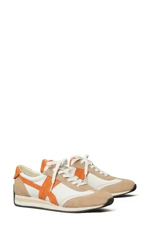 Tory Burch Tory Burch Hank Sneaker New Ivory/citrine/sandy Brown