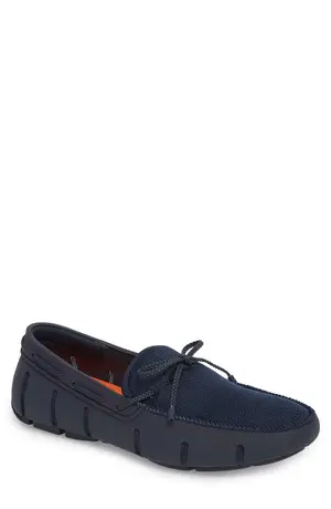 Swims Lace Loafer - Navy Fabric