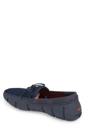 Swims Lace Loafer - Navy Fabric