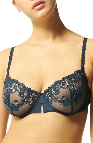 Simone Perele Saga Underwire Demi Bra Endless Blue