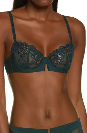 Simone Perele Saga Underwire Demi Bra Peacock