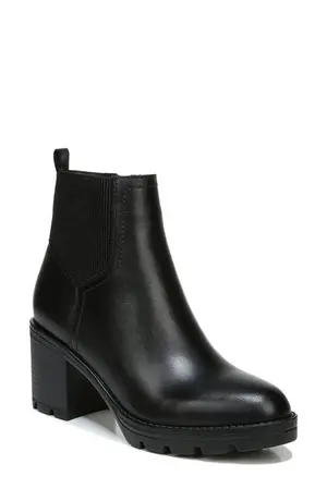 Naturalizer Verney Water Repellent Bootie - Black Leather