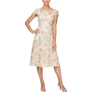 Alex Evenings Sequined Cocktail Dresses