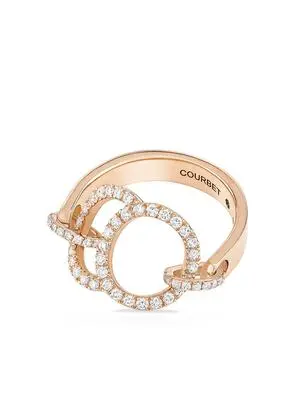 COURBET 18kt Recycled Rose Gold Celeste Laboratory-grown Diamond Ring - Pink