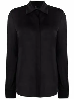 Carine Gilson Concealed Button-fastening Silk Shirt