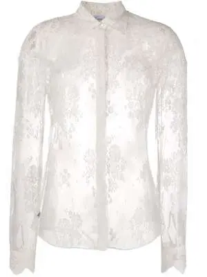 Carine Gilson Curved Hem Tops