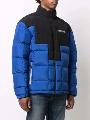 COUNTY OF MILAN Marcelo Burlon Quilted Jacket - Blue