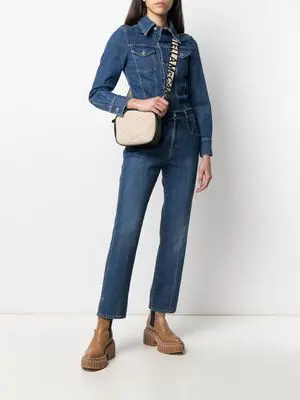 Stella McCartney Vintage-wash Denim Jumpsuit - Blue