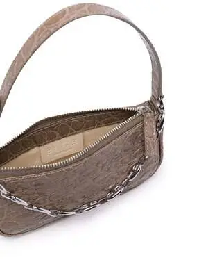 By Far Mini Rachel Chain Shoulder Bag - Grey