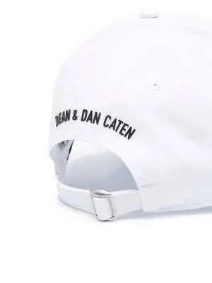 Dsquared2 Logo-print Six-panel Cap - White