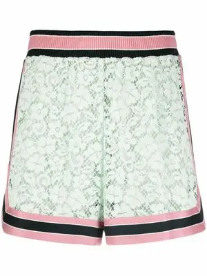 Dolce & Gabbana Contrast-stripe Lace Shorts