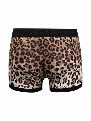 Dolce & Gabbana Leopard-print Boxers - Neutrals
