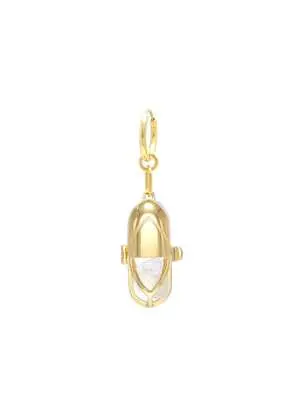 CAPSULE ELEVEN Quartz Crystal Hoop Earring - Gold