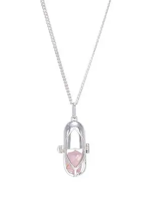 CAPSULE ELEVEN Crystal Pendant Necklace - Silver