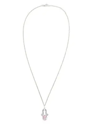 CAPSULE ELEVEN Crystal Pendant Necklace - Silver