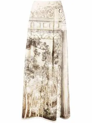 Alberta Ferretti Printed Skirts