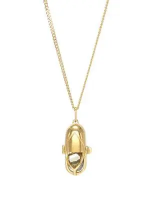 CAPSULE ELEVEN Pyrite Crystal Pendant Necklace - Gold