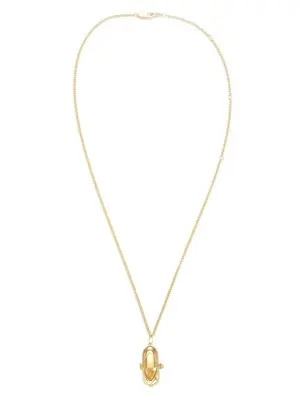 CAPSULE ELEVEN Capsule Crystal Pendant Necklace - Gold