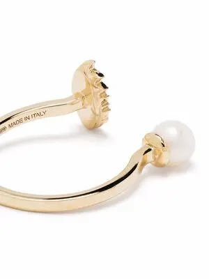 Delfina Delettrez 9kt Yellow Sapphire, And Pearl Ring