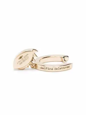 Delfina Delettrez 9kt Yellow Micro-eye Piercing Earrings