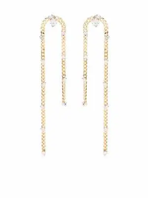 Delfina Delettrez 18kt Yellow Diamond Unchain My Art Earrings - Gold