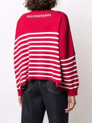 Valentino Garavani Horizontal-stripe Jumper