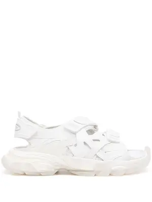 Balenciaga Track Touch-strap Sandals - Black