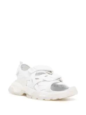 Balenciaga Track Touch-strap Sandals - Black