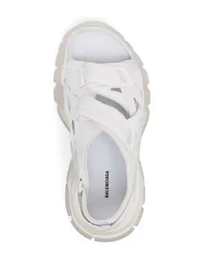 Balenciaga Track Touch-strap Sandals - Black