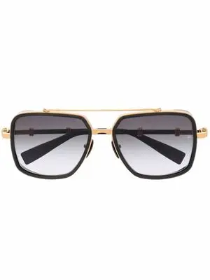 Balmain Pilot Sunglasses - Gold