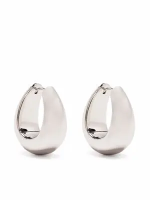 Tom Wood Ice Hoop Earrings - Silver