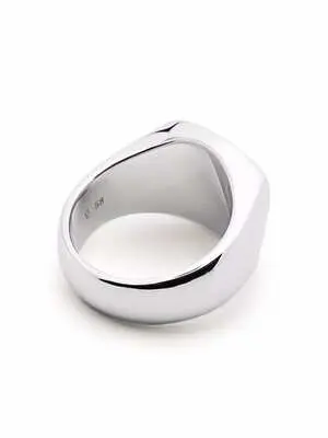 Tom Wood Shield Polished Signet Ring