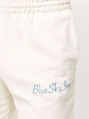 BLUE SKY INN Logo-embroidered Cotton Shorts