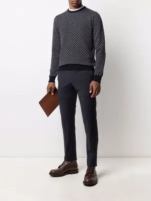 DRUMOHR Pattern Jacquard Knit Jumper