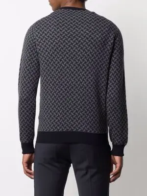 DRUMOHR Pattern Jacquard Knit Jumper