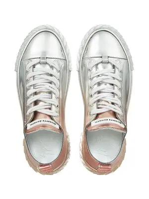 GIUSEPPE ZANOTTI Blabber Low-top Sneakers - Silver