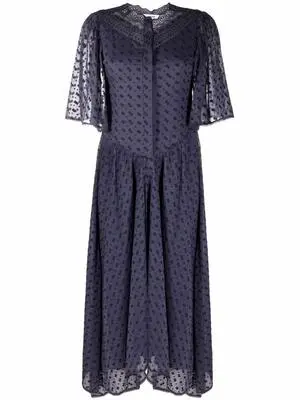 lace romper prom dress La Femme - 27476 Classy Allover Lace Organza Gown with Romper shorts 4 / Dark Berry main image 1