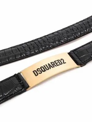 Dsquared2 Croc-effect Belt