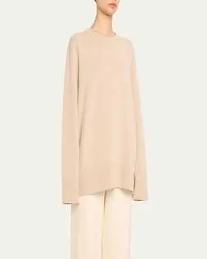 THE ROW Sibem Wool-cashmere Sweater - Sand