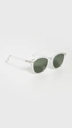 Le Specs Bandwagon Sunglasses - Crystal Clear