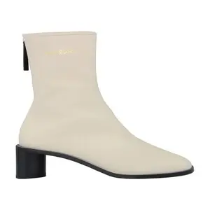 Acne Studios Bertine Ankle Boots Off White Black