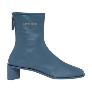 Acne Studios Bertine Ankle Boots Petrol Blue