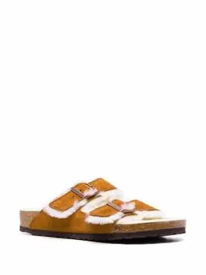 BIRKENSTOCK Shearling-lined Sandals