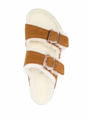 BIRKENSTOCK Shearling-lined Sandals