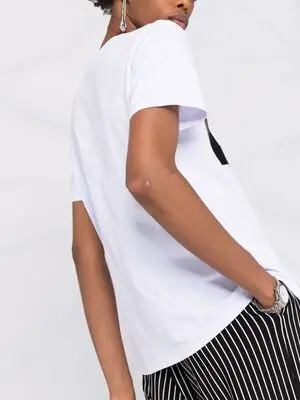 MSGM Logo-print Cotton T-shirt - White