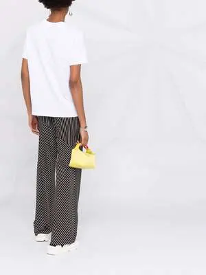 MSGM Logo-print Cotton T-shirt - White