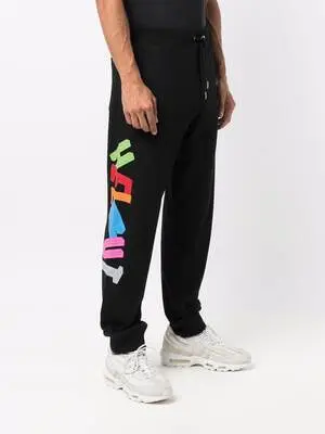 Helmut Lang 3d Logo Track Pants - Black