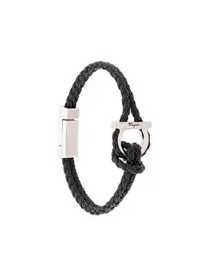 FERRAGAMO Gancini Bracelet - Black