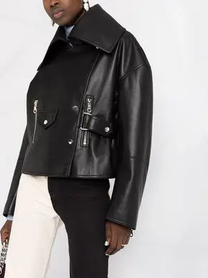 Nanushka Ado Biker Jacket - Black