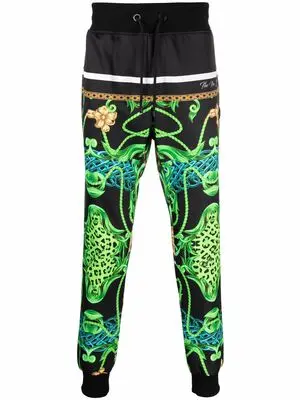 Philipp Plein New-baroque Print Track Pants - Black